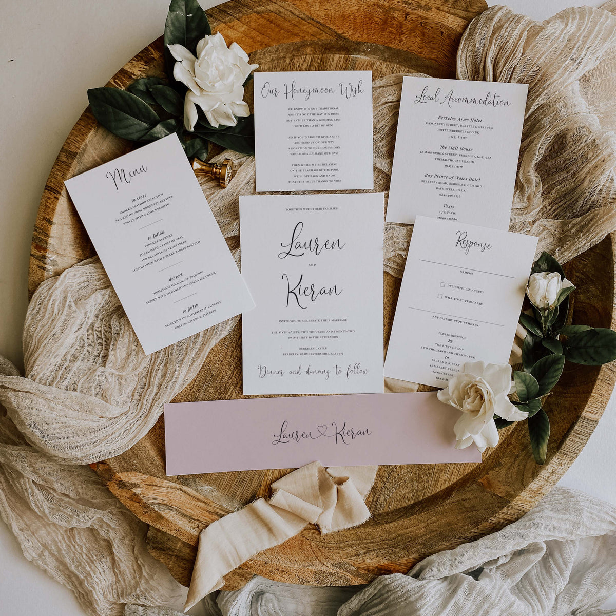 Wedding Invitation Suites – Elle Bee Design Limited