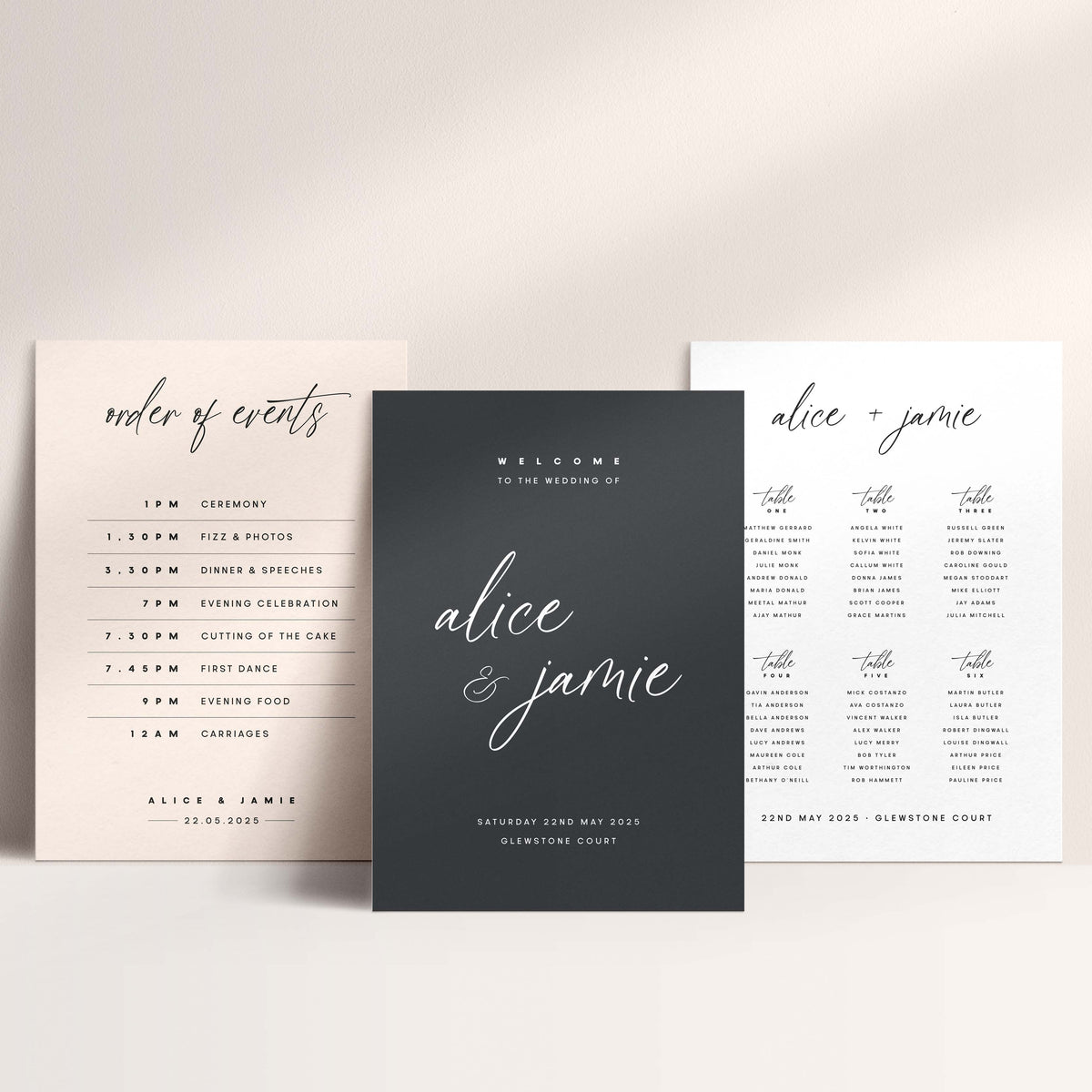 Elevate Your Wedding with Our Luxury Signage Bundles – Save up to 20% ...