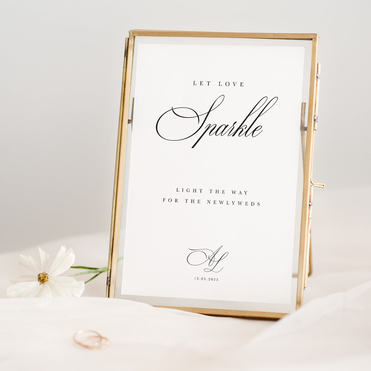 Sparklers Signs for Wedding - Luxury Wedding Reception Signage – Elle ...
