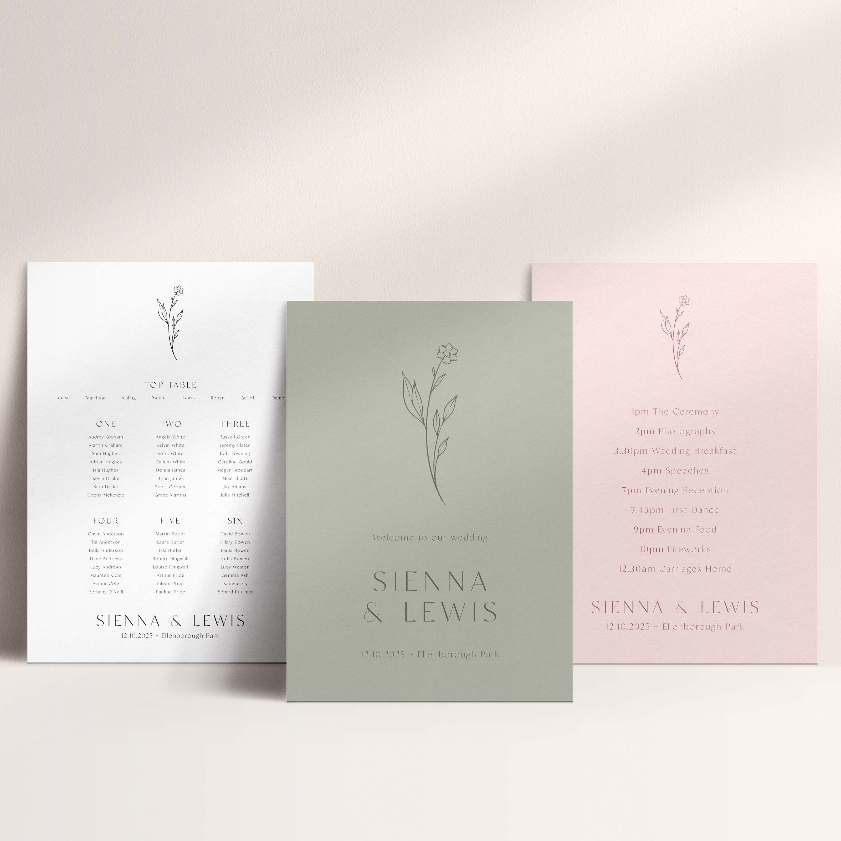 Sophisticated Wedding Sign Bundles for Discerning Couples – Elle Bee ...