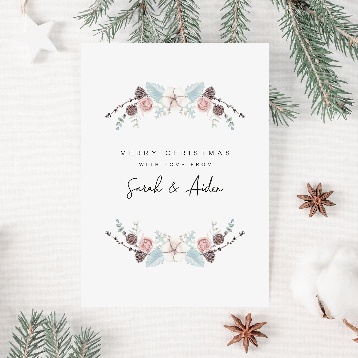 Personalised Christmas Card Pack (CCP016) – Elle Bee Design Limited