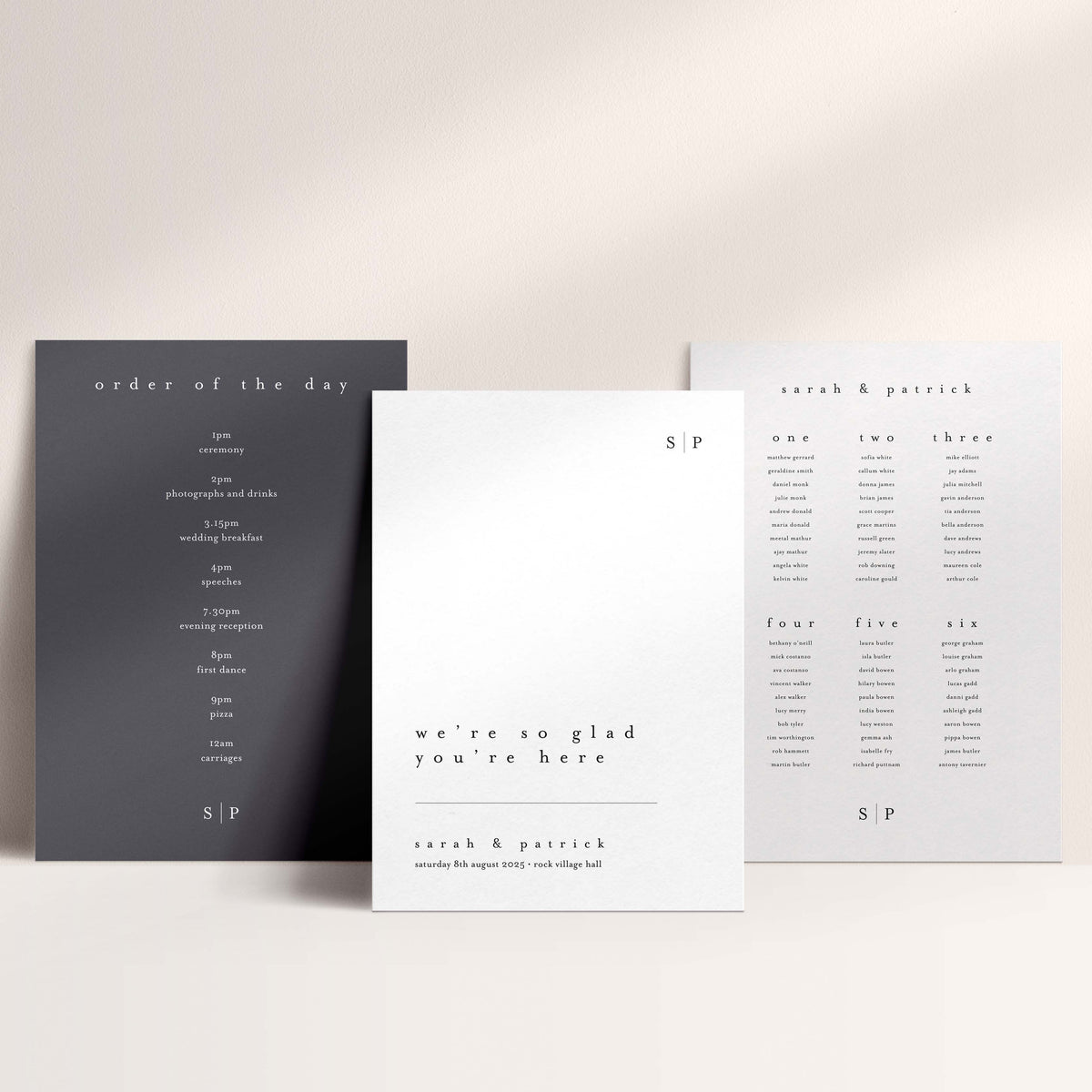 Seamless Style: Wedding Signage Sets with a Modern Touch – Elle Bee ...