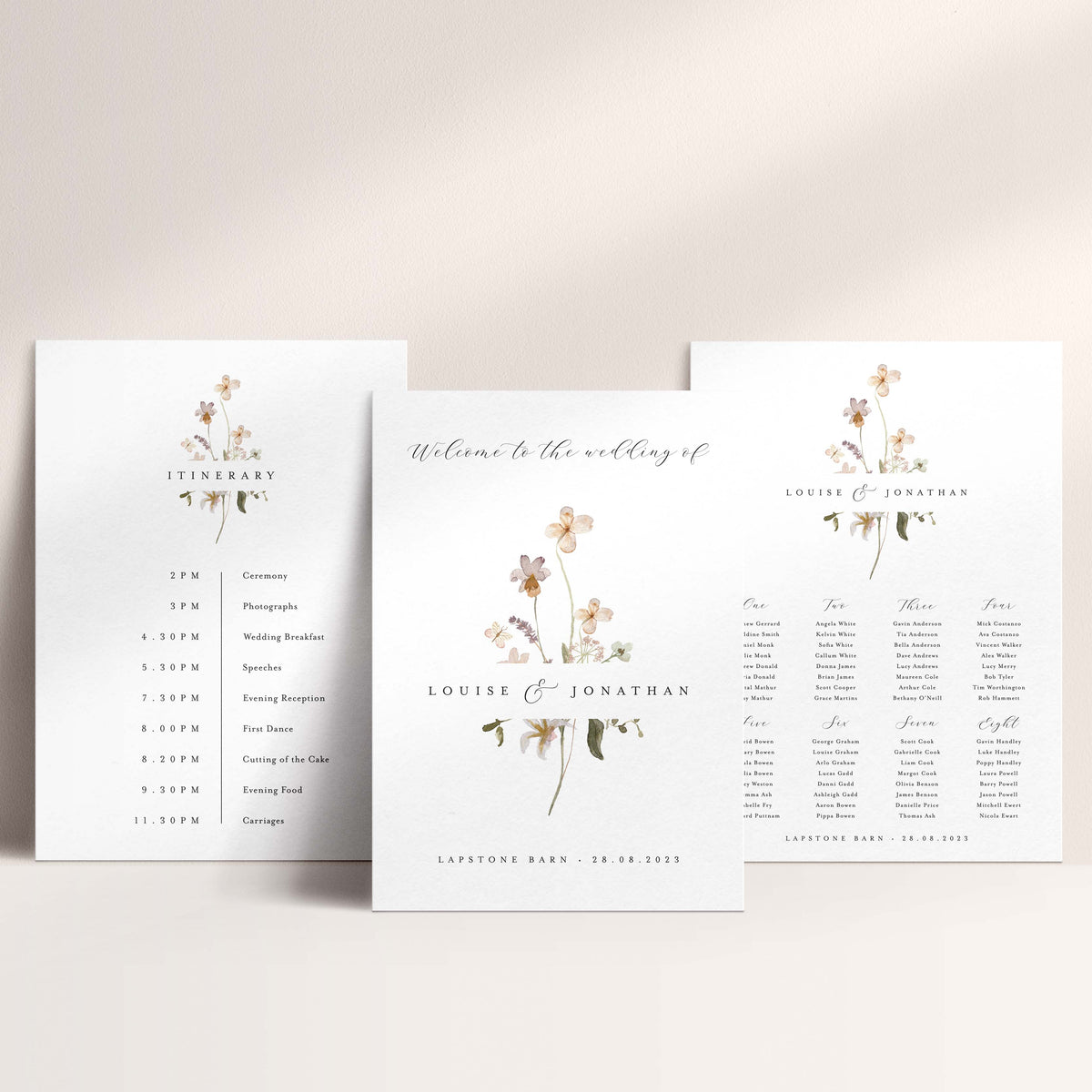Refined Wedding Sign Bundles – Contemporary Designs Await – Elle Bee ...