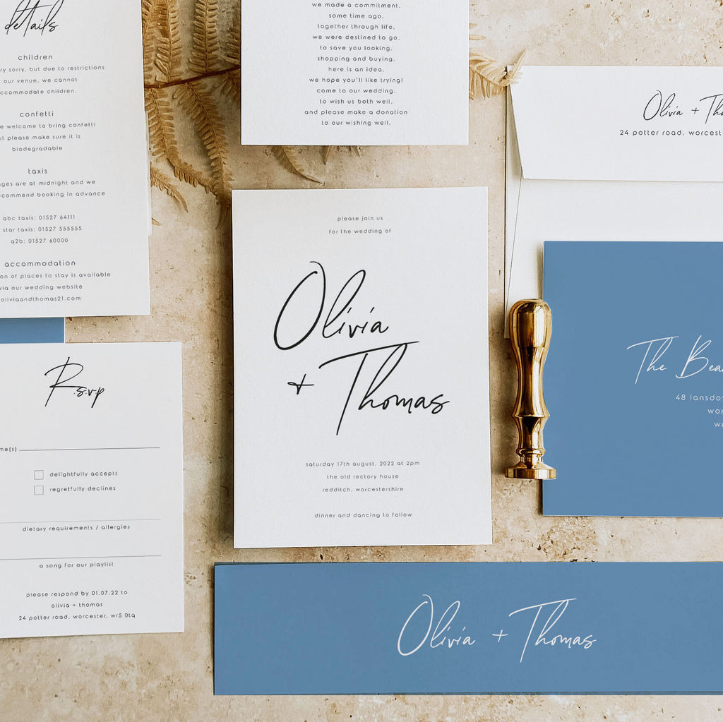 Chelsea - Wedding Invitation Suite