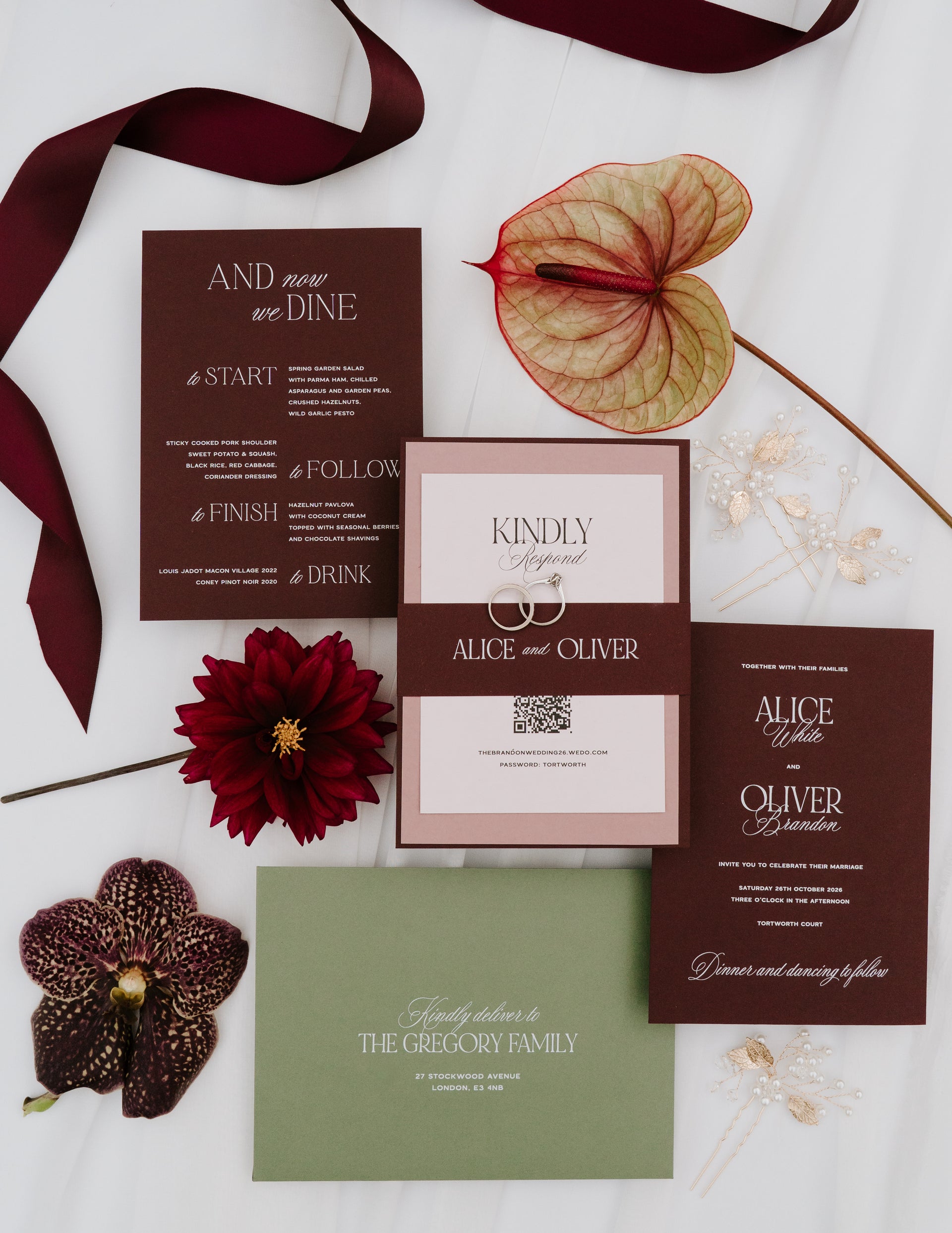 Elle Bee Design | Luxury Wedding Invitations & On-The-Day Stationery ...