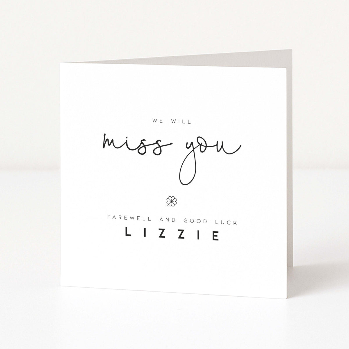 Personalised Farewell and Good Luck Card - We Will Miss You | Elle Bee ...
