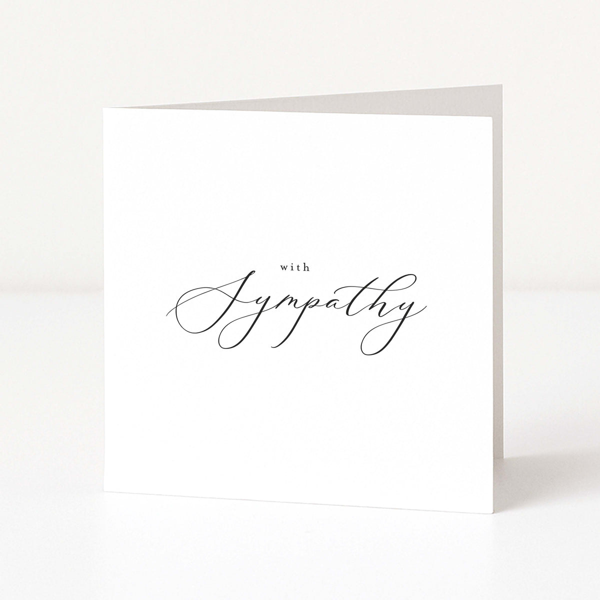 Modern With Sympathy Card - Simple Sympathetic Design | Elle Bee Design ...